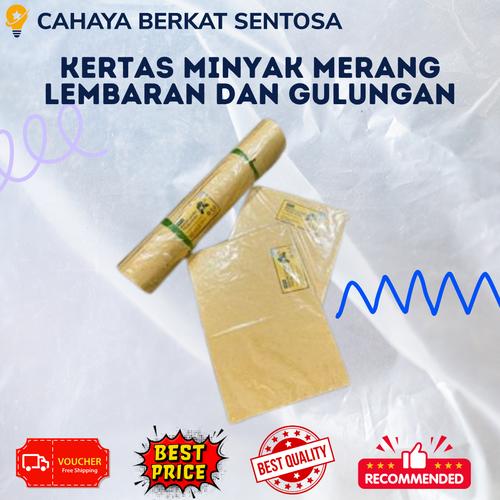 Jual KERTAS MERANG GULUNGAN DAN LEMBAR KERTAS SERAP MINYAK KERTAS ...