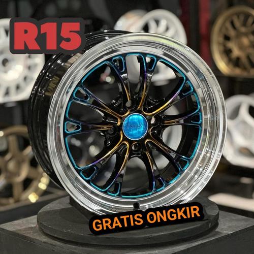 Jual velg racing r15 JF SAMLONG velg ring 15 lebar 7 jazz yaris city vios - Jakarta Selatan ...