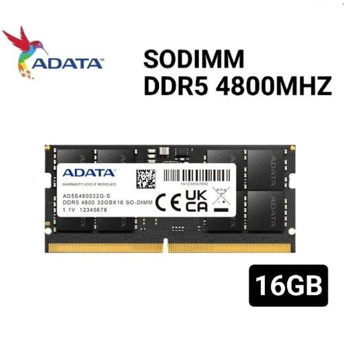 Jual RAM SODIMM DDR5 4800MHZ 16GB ADATA Memory Laptop Sodim 16 GB DDR5 ...