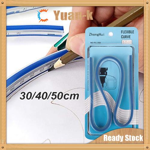 Jual 50cm Penggaris Jahit Lentur Pola Lengkung Flexible Curve Ruler CT ...