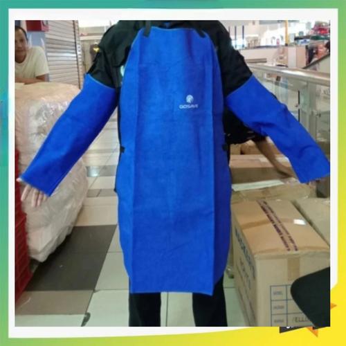 Jual Appron Las Celemek Merk Gosave - Apron Dada + Lengan Berkualitas ...