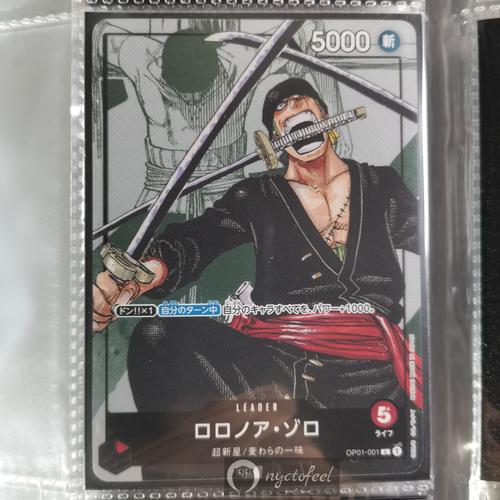 Jual ONE PIECE TCG | 25th Anniversary Zoro OP01-001 P-L Parallel Leader ...