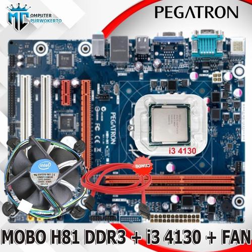 Jual Mainboard Motherboard H81 Pegatron Dengan Processor i3 4130 Dan ...
