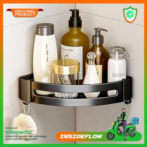 Jual Rak Tempat Sabun Toilet Tempel Gantungan Sudut Dinding Kamar Mandi ...
