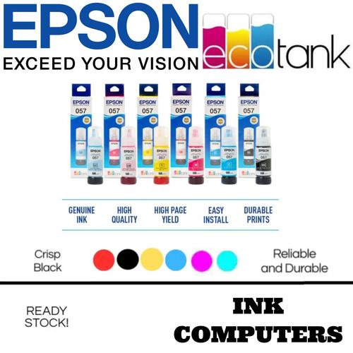 Jual Tinta epson 057 original BCMCLMLC printer LB8050 LB18050 - Merah ...