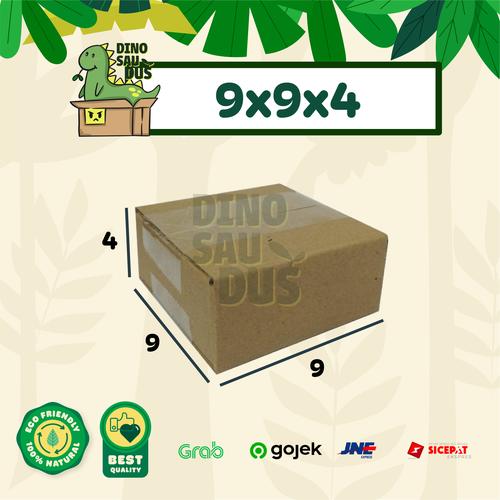 Jual 9x9x4 CM Corrugated Box Packaging KARDUS packing SHEET - Jakarta ...