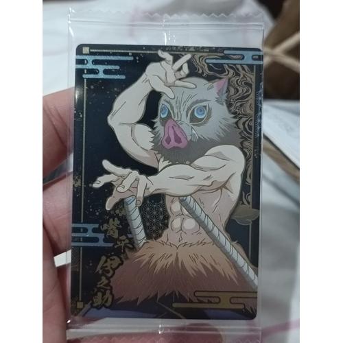 Jual kimetsu no yaiba Hashibira Inosuke W8-16 R Wafer Card Demon Slayer ...