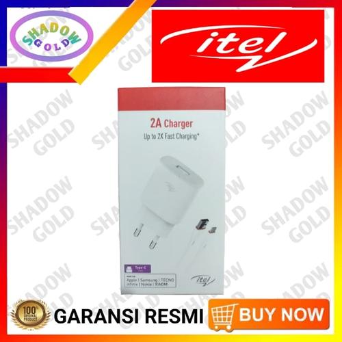 Jual Itel 10W Kepala Charger Kabel Type-C Fast Charging ICW-102EC ...
