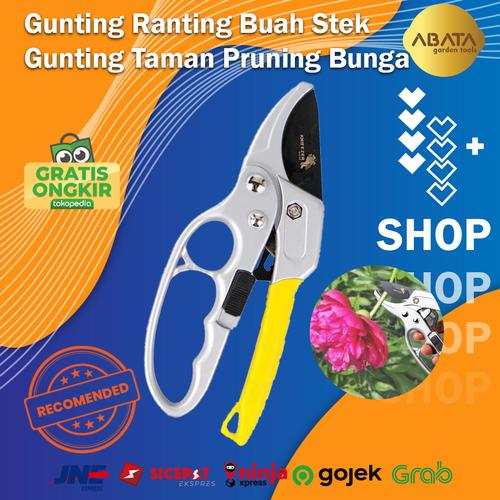 Jual Gunting Taman Pruning Gunting Dahan Ranting Bunga Buah Stek ...