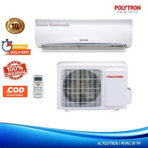 Jual POLYTRON AC SPLIT 1 PK PAC09VH Turbo Cooling Gold Fin Evap (UNIT ...