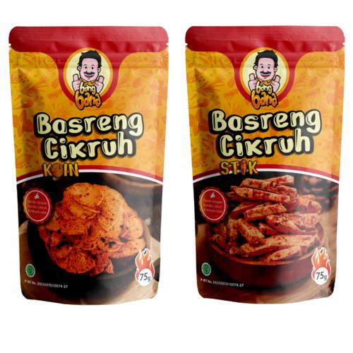 Jual Basreng Cikruh Pedas Daun Jeruk Kemasan Premium 75 Gram - Stik ...