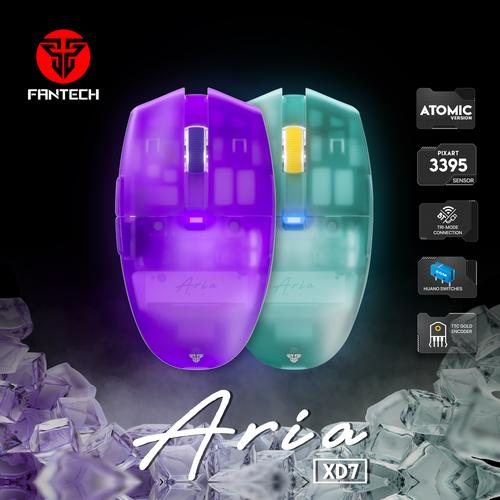 Promo Fantech Aria XD7 ATOMIC | BT Wireless Gaming Mouse - Purple Cicil ...