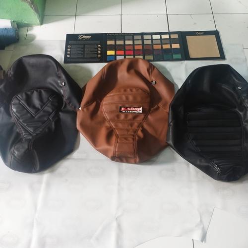 Jual Sarung Cover Kulit Jok Honda Stylo 160 Custom Caferacer Model ...