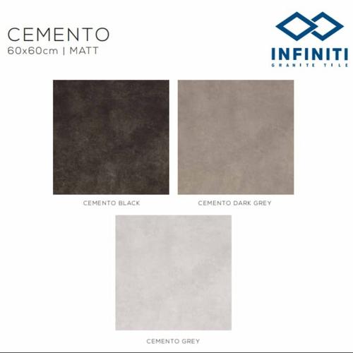 Jual Granit Infiniti Tile Cemento Series 60x60 cm - Grey - Kota Bekasi ...