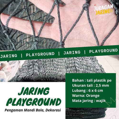 Jual JARING PLAYGROUND HIJAU TUA/ORANGE/PUTIH, MANDI BOLA - Hijau - Kab ...