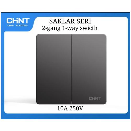 Jual Chint New 2M Saklar Seri/2-gang 1-way Switch Inbow 10A 250V - Grey ... Jual Chint New 2M Saklar Seri/2-gang 1-way Switch Inbow 10A 250V - Grey ...