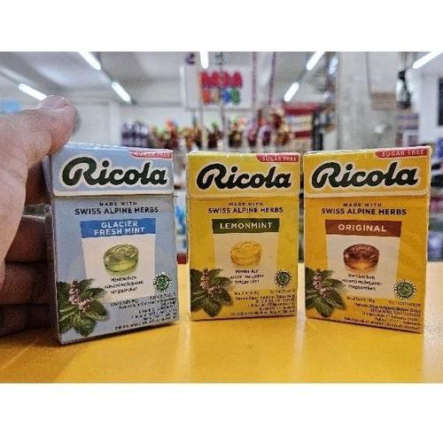 Jual PACK - PERMEN RICOLA BOX ORI / MENTHOL / LEMON MINT - PELEGA ...