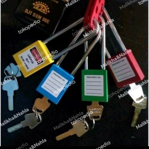 Jual Gembok Safety Loto Leher Tangkai Panjang Red Merah - Merah ...