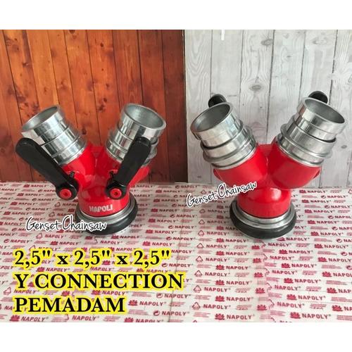 Jual Y Connection 2,5 x 2,5 x 2,5 Inch Hydrant 2 Handle Pemadam Fire ...