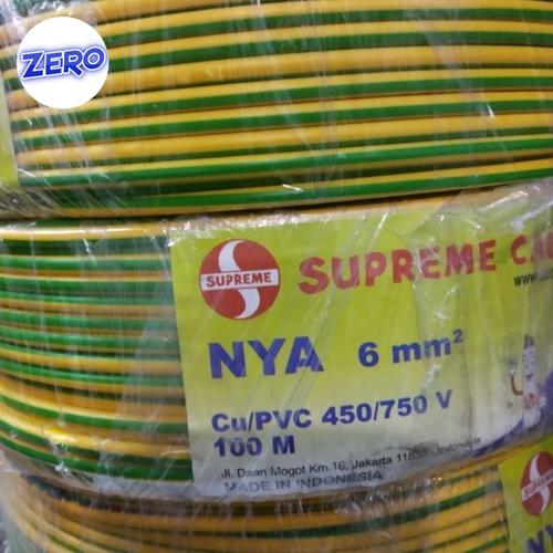 Jual KABEL NYA 6MM SUPREME KABEL GROUNDING 6MM KABEL ENGKEL 6 MM ...