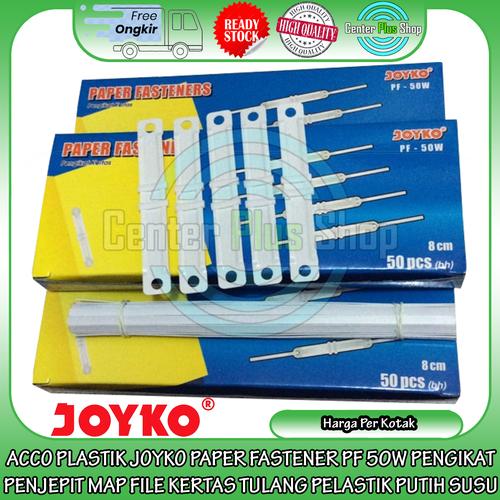 Jual PAPER FASTENER PF 50 W ACCO PLASTIK JOYKO IKAT PENGIKAT PENJEPIT ...