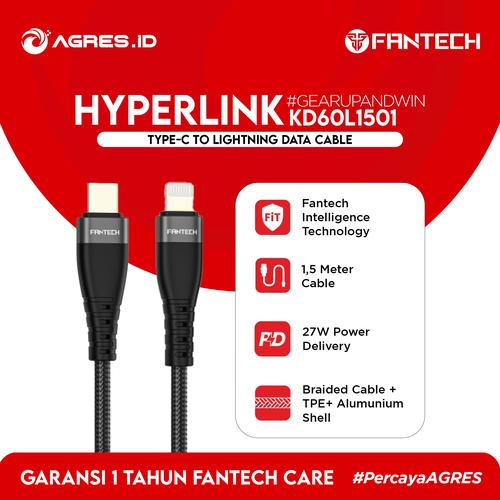 Promo Fantech Data Cable 27W | 1,5 m Type-C to Lightning Cable ...