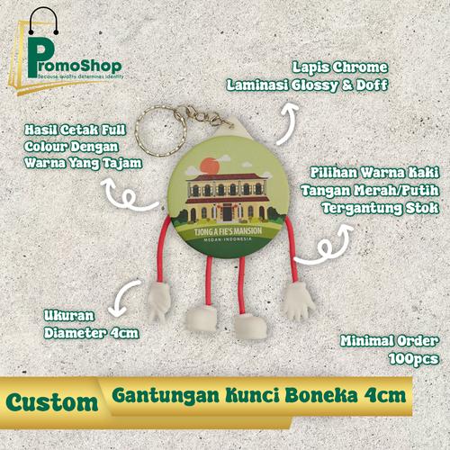 Jual Cetak Gantungan Kunci Custom Boneka Unik Ukuran 4cm Pre Order ...