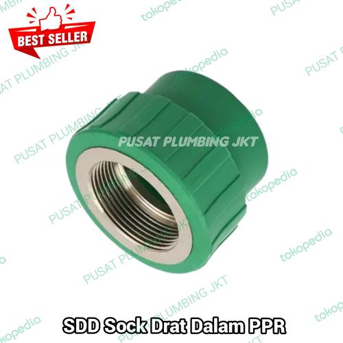 Jual Sock drat dalam ppr 63mm x 2"inch sok drat dalam ppr hijau - Jakarta Pusat - PUSAT PLUMBING ...