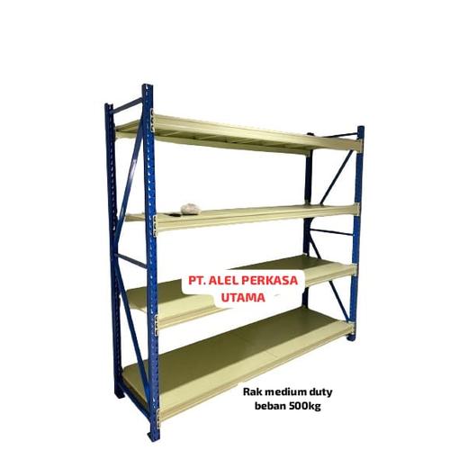 Jual RAK GUDANG RAK MEDIUM DUTY BEBAN 500 KG/LEVEL - Kota Bekasi ...