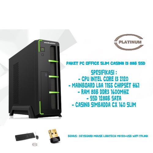 Jual PC Rakitan | Core i3 | Paket Office Lengkap | Siap Pakai | Case ...