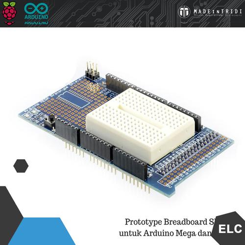 Jual Prototype Breadboard Shield untuk Arduino Mega dan Due Protoshield ...