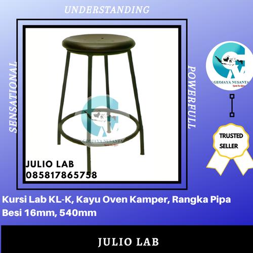 Jual Kursi Lab KL-K, Kayu Oven Kamper, Rangka Pipa Besi 16mm, 540mm - Kab. Bogor - Julio LAB ...
