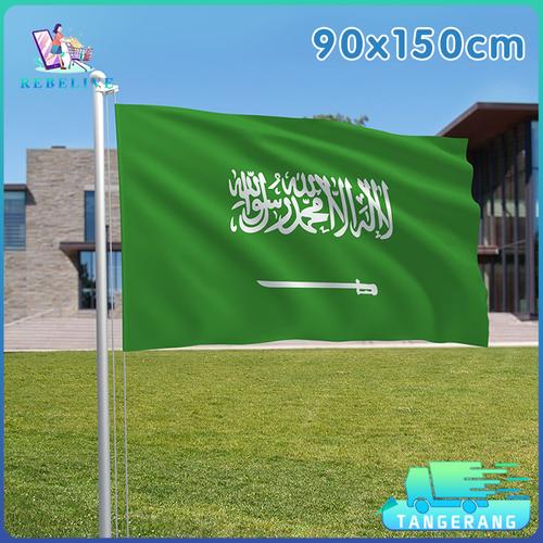 Jual 90x150cm Bendera Negara Arab Saudi Hang flag Saudi Arabia - Kota ...