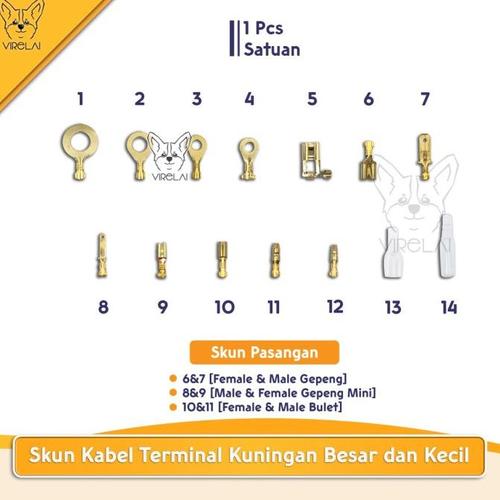 Jual READY || SKUN KABEL TERMINAL KUNINGAN BESAR DAN KECIL - 1 - Kab ...