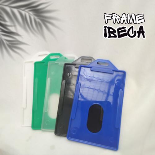 Jual Frame Standar Plastik Holder Casing Id Card - IBECA BIRU - Kota ...
