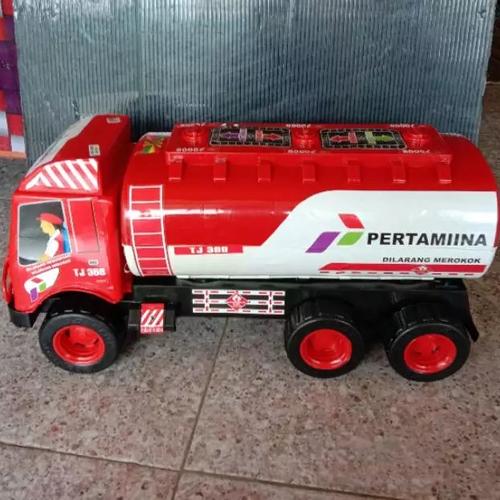 Jual MAINAN MOBIL TRUCK TANGKI PERTAMINA/MOBIL PERTAMINA UKURAN BESAR ...