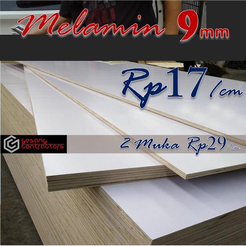 Jual Triplek Melamin 9mm Custom Harga/cm2 Triplek Putih 9mm Custom ...