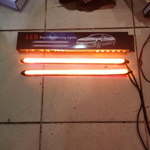Jual Led drl day time running light 12v- universal Mobil sein lampu ...