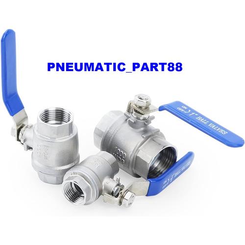 Jual BALL VALVE 2 INCH STAINLESS STEEL SUS 304 2PC / BALL VALVE 2 ...