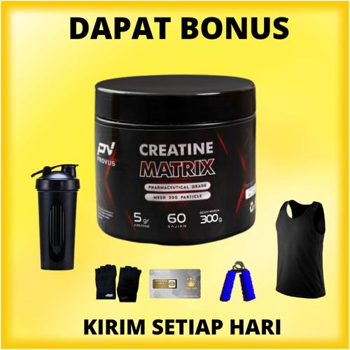 Jual CREATINE MATRIX 120 / 300 GRAM 24 / 60 SERVING BY PROVUS ...