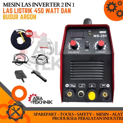 Jual Mesin Las Tig Inverter 2 In 1 Argon Las Listrik 450 Watt Reaim Ws-250 - Jakarta Pusat ...