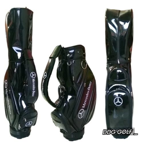 Jual bag golf Mercedes Benz kulit sintetis mengkilat - hitam karbon ...