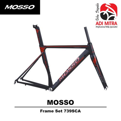 Jual Mosso 739SCA Frame Set Sepeda Aero [700C] Alloy Frame Fork Carbon ...