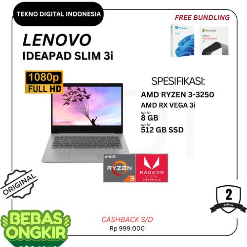Jual Lenovo Ideapad Slim 3 -Ryzen 3-3250u [8gb/512gb] full hd - Jakarta Utara - TEKNO DIGITAL ...