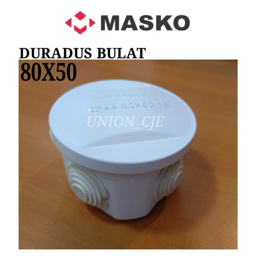 Jual MASKO Duradus Bulat/Box Junction 80X50 IP44 Putih - Jakarta ...