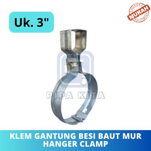 Jual Hanger Klem Gantung Pipa 3 Inch Besi Engsel Hanger Clamp Clem Baut ...