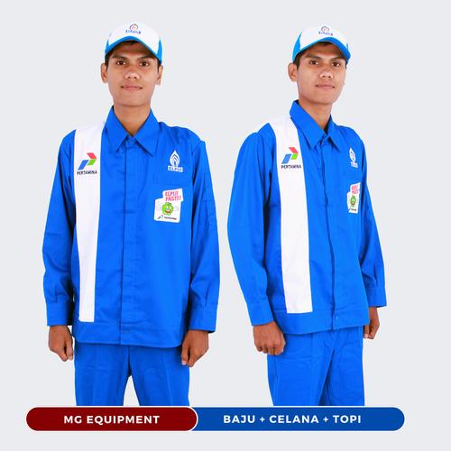 Jual Seragam Pertamina Operator Spbe elpiji +Topi - L, Hijau - Kota ...