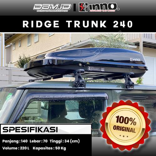 Promo Inno Roof Box Inno Ridge Trunk 240 Gloss Black Original Japan ...