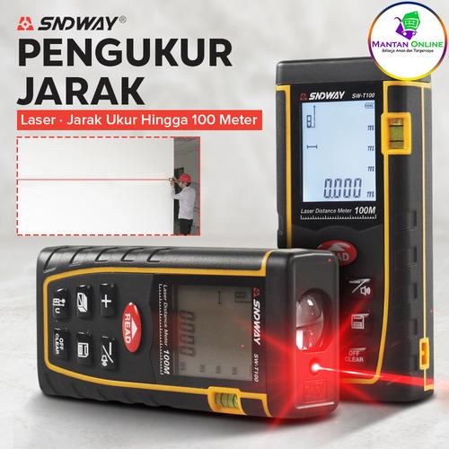 Jual Meteran digital Distance Meter / Laser Distometer 100 Meter like ...