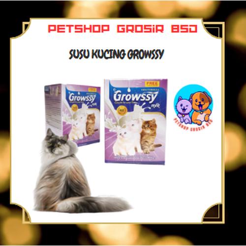 Jual [1 BOX] Susu Kucing GROWSSY Milk Susu Untuk Kucing isi 10 Free 1 ...